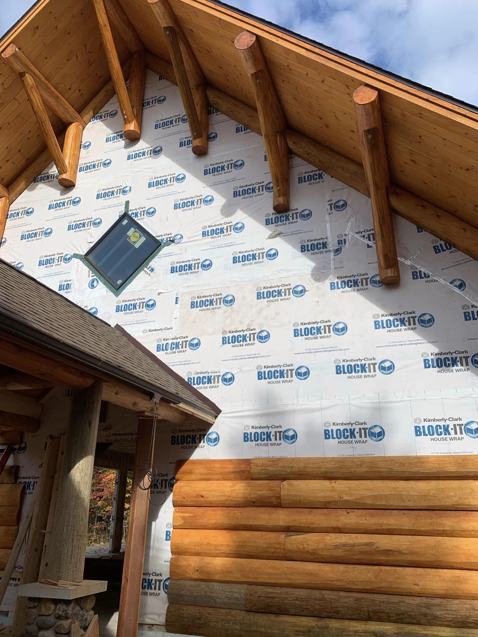 Log Siding – Frontier Builders, Inc.